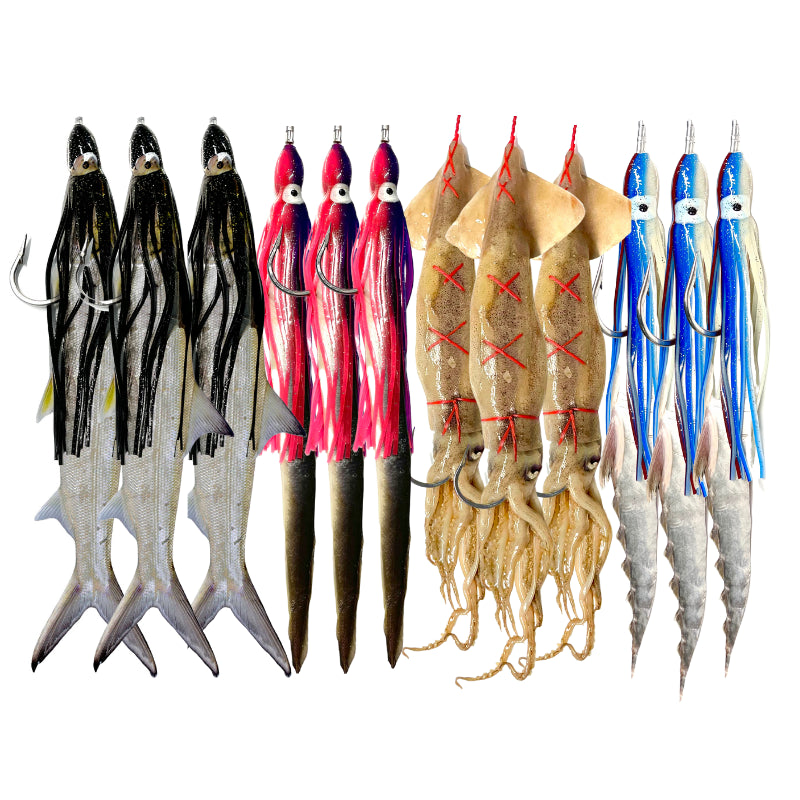 Variety Pack - Rigged Swordfish Bait